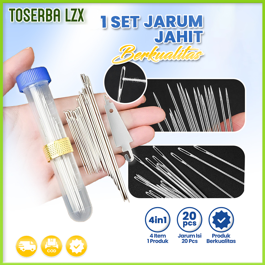 Jual Jarum jahit tangan, jarum lubang besar, jarum tua, mata besar ...