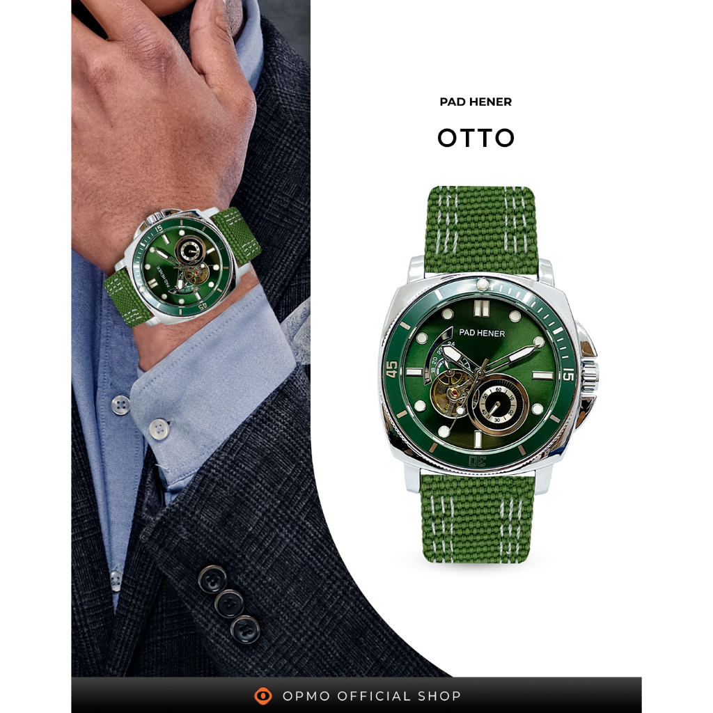 Jual PAD HENER Otto Automatic Sweep Movement Jam Tangan Pria Anti Air ...