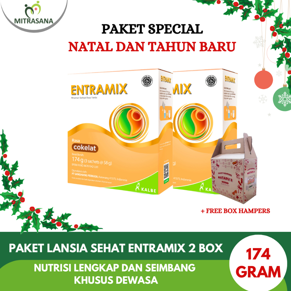 Jual Paket Lansia Sehat Entramix 2 Box | Shopee Indonesia