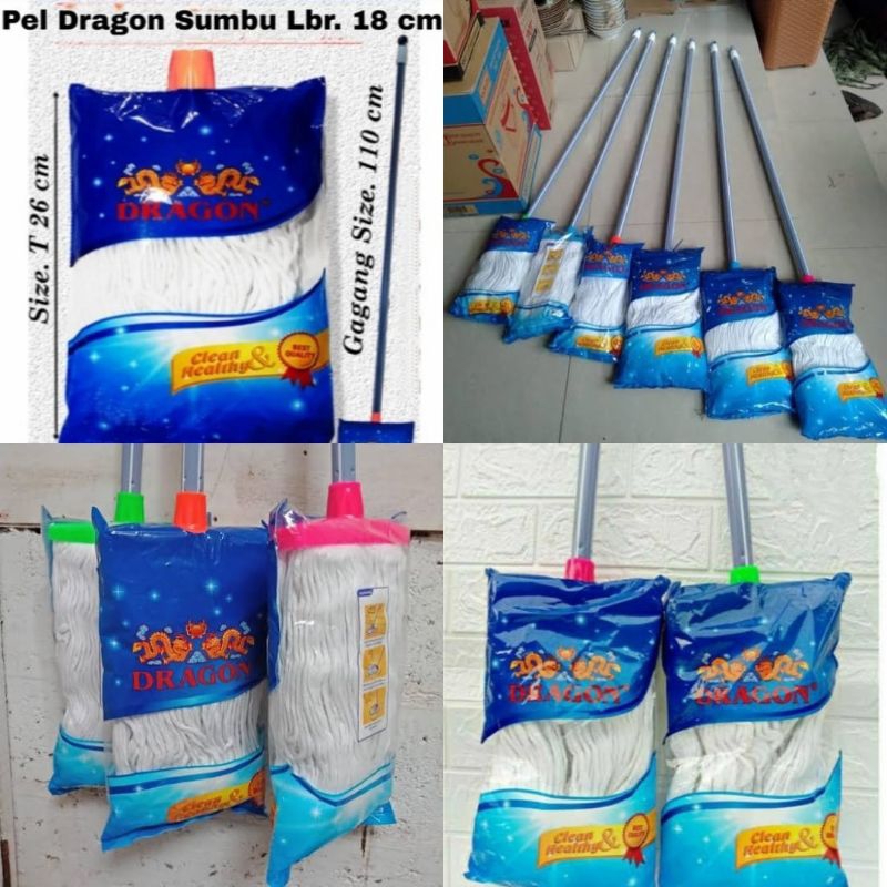 Jual pel lantai alat pengepel lantai dragon kain pel lantai dragon ...