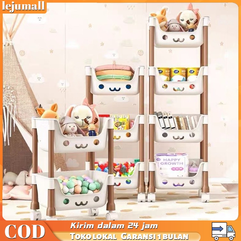 Jual Lejumall Rak Susun Tingkat Penyimpanan Serbaguna/Rak Trolley ...