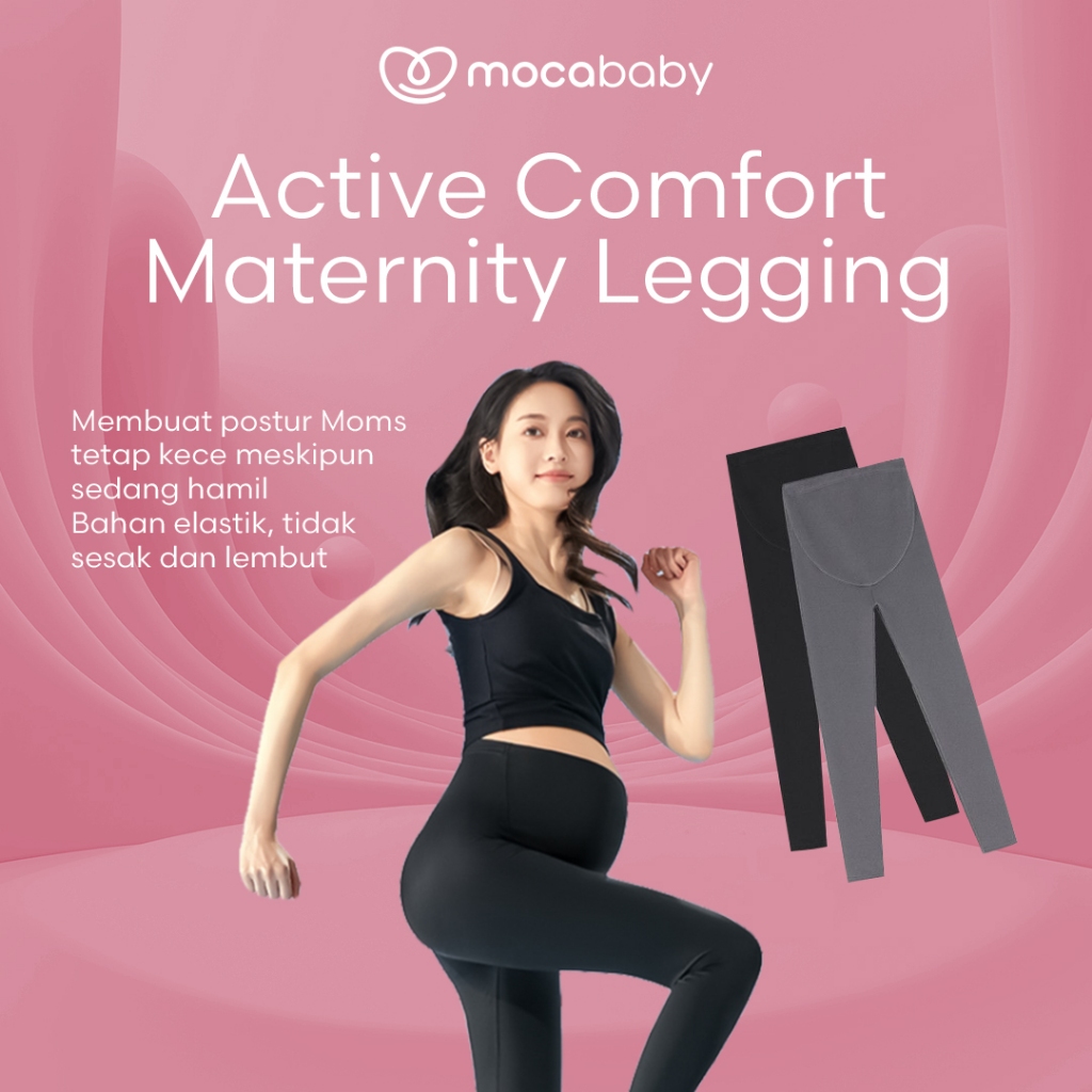 Jual Mocababy Hamil Premium | Active-wear Maternity Legging /Celana Hamil / Leging Hamil ...