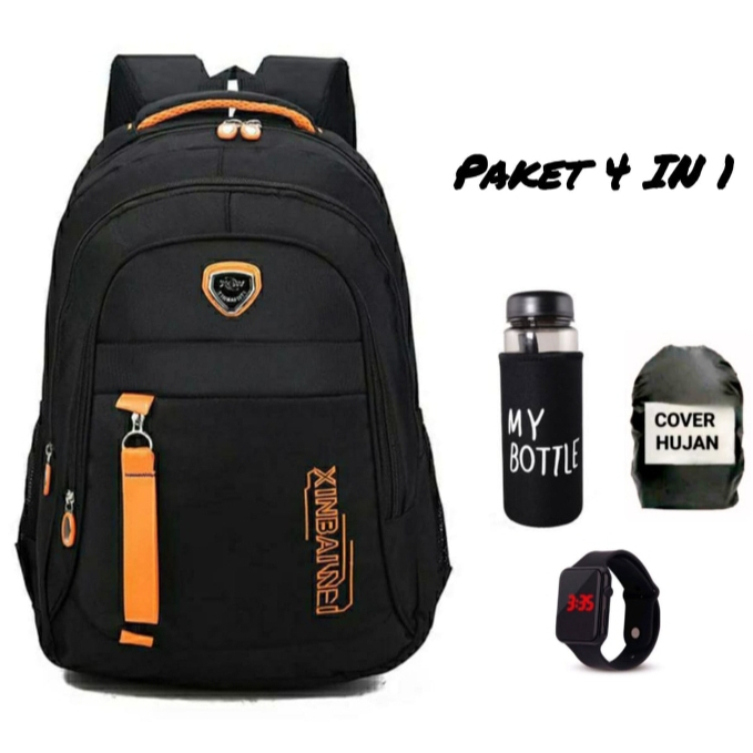 Jual [ BONUS BOTOL ] TAS ANAK SEKOLAH SD SMP SMA BERKUALITAS TINGGI /TAS SEKOLAH KOREA STYLE ...