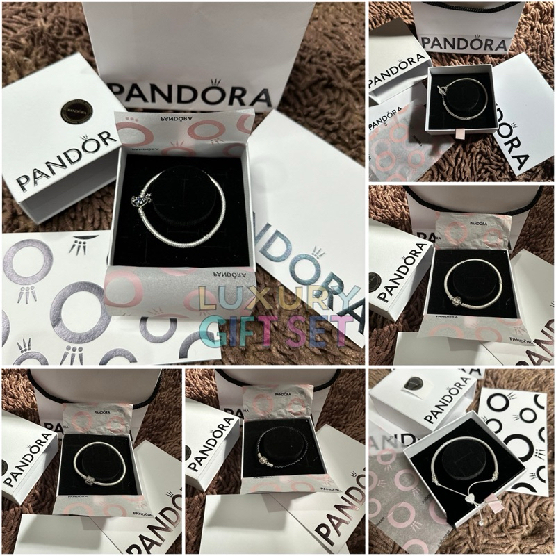 Jual Pandora Daisy Chain Sparkling Snake Chain | Shopee Indonesia