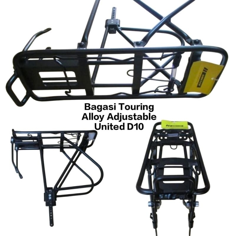 Jual Rak Bagasi Sepeda Touring United Belakang Alloy Adjustable D10 ...
