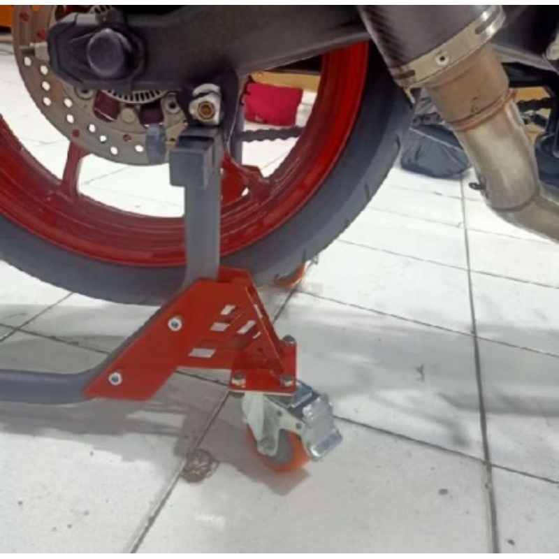 Jual Standar Paddock Mover peddock geser all type Ninja R15 GSX CBR ...