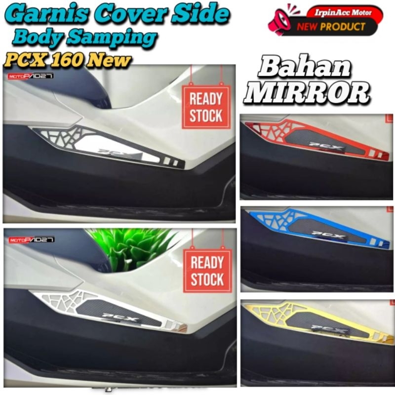 Jual Garnis Side Body Samping PCX 160 2025 Roadsync Bahan Kaca Akrilik ...