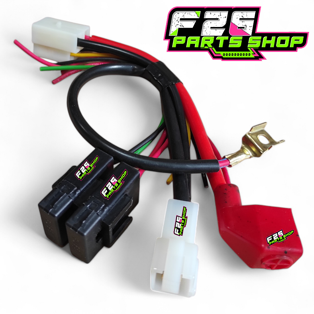Jual Kabel Aki Komplit Beat Karbu Kabel Accu Set Positif Negatif Soket ...