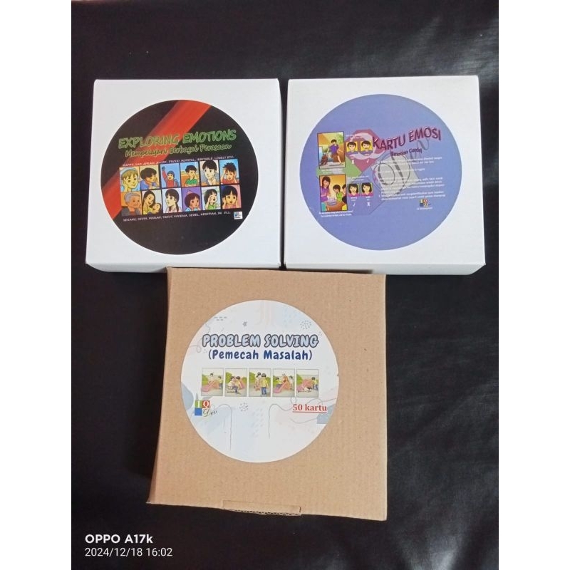 Jual GETOYS BUNDLE KARTU EMOSI, EXPLORING EMOTION DAN PROBLEM SOLVING ...