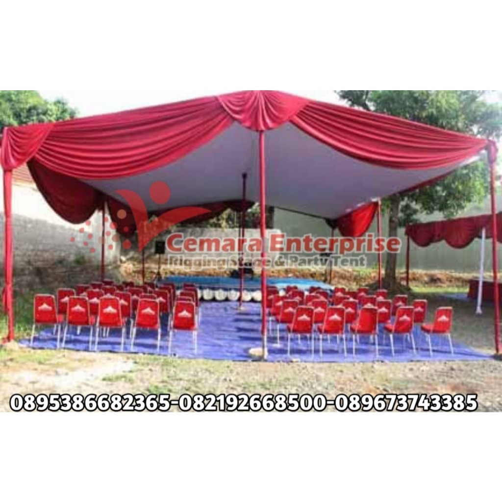 Jual tenda pesta sederhana ukuran 6m x 6m terbaik | Shopee Indonesia