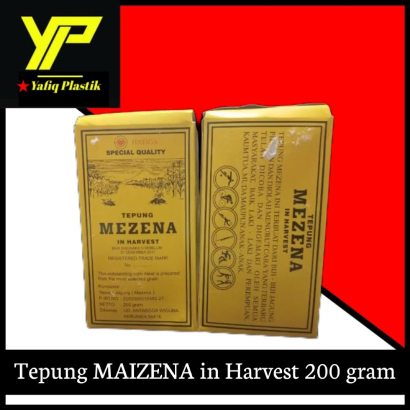 Jual TEPUNG MAIZENA/MEZENA IN HARVEST 200 gram | Shopee Indonesia