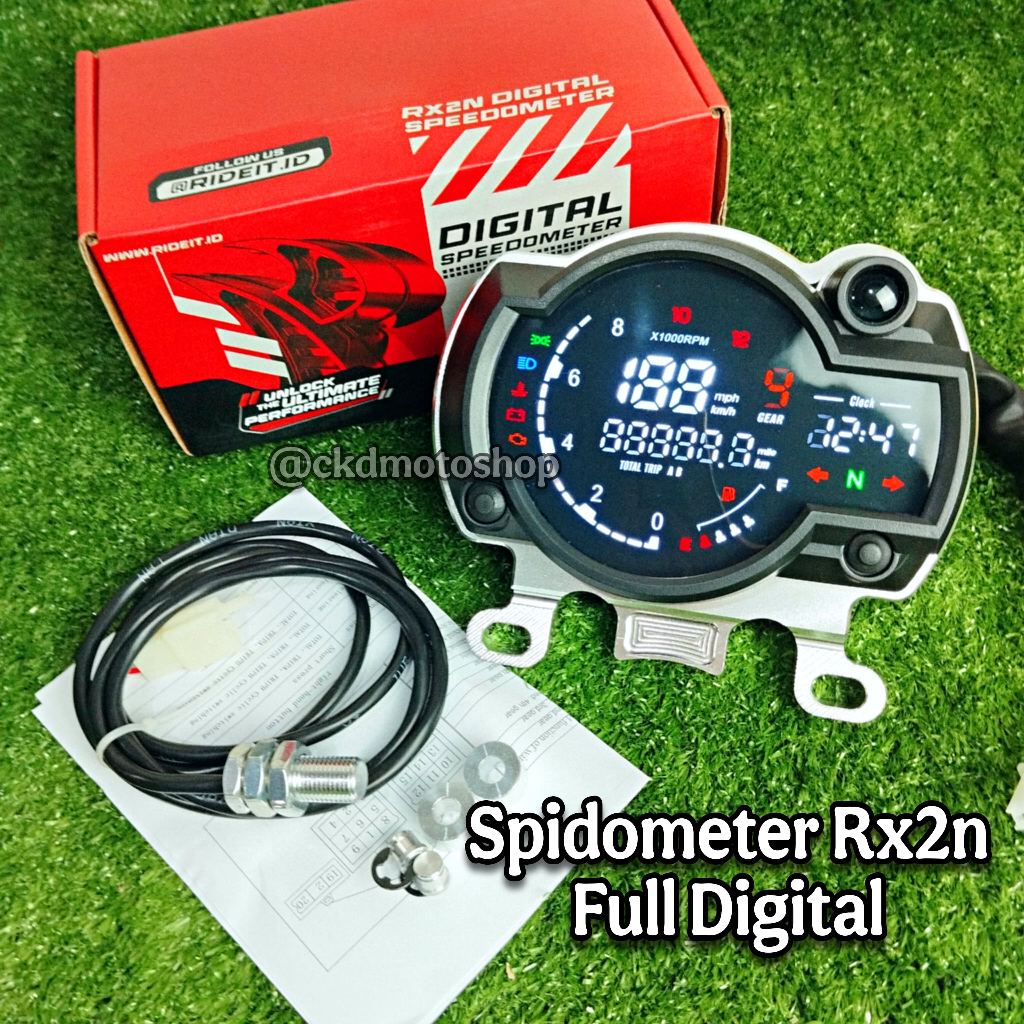 Jual Speedometer Koso Rx2N Digital CB Spido Spedometer Spidometer Koso Rx2 N Vixion Modif Ride ...