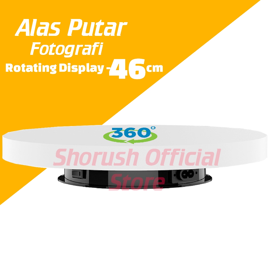 Jual Alas Putar Fotografi Rotating Display Produk Stand Base 46 cm Foto ...