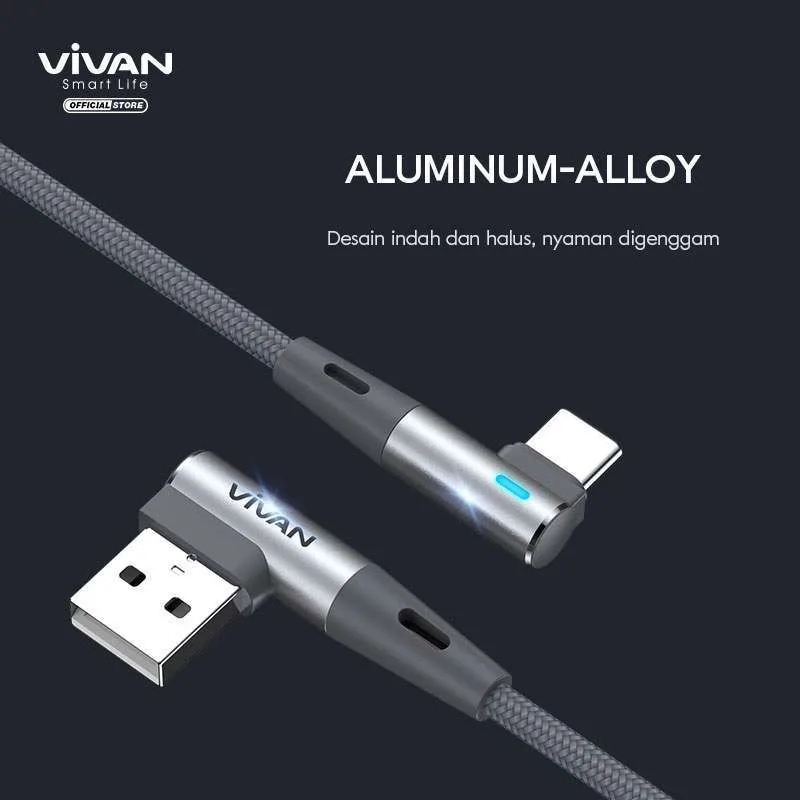 Jual KABEL DATA TYPE C VIVAN 100% ORIGINAL 20W | Shopee Indonesia