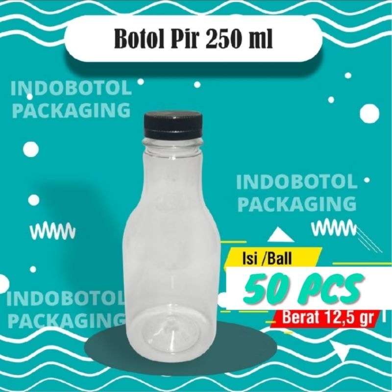 Jual Botol Plastik Pir 250 ml SN Isi 50 Pcs (Free Packing Kardus ...