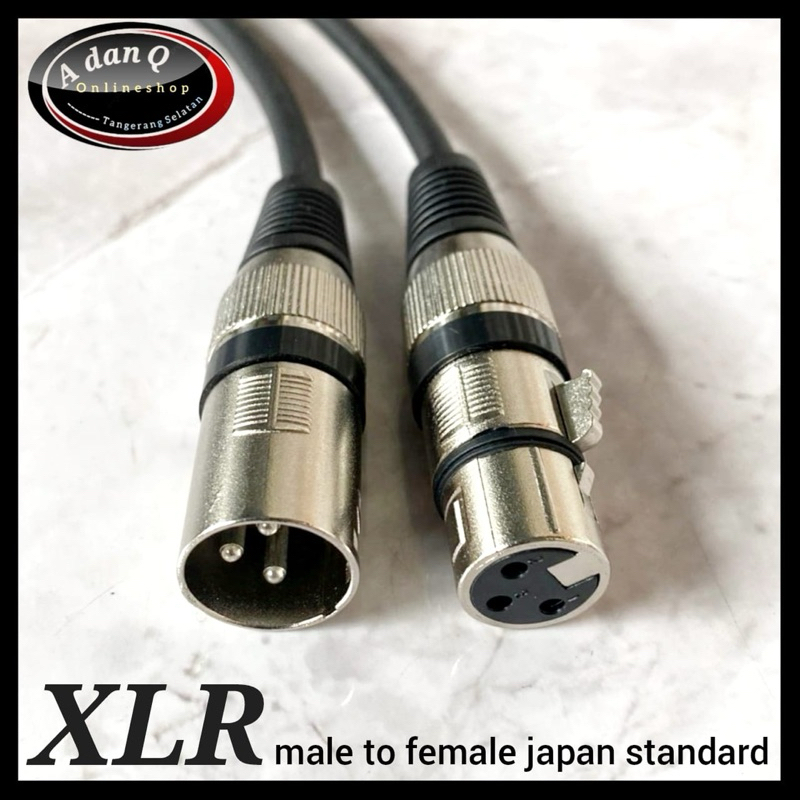 Jual Kabel microphone ke mixer kabel xlr male to female kabel phantom ...
