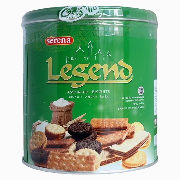 Jual SERENA Biscuits Legend Aneka Rasa Kemasan Tins 287 gr | Shopee ...