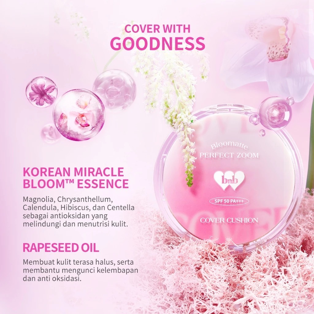 Jual BNB barenbliss Bloomatte Perfect Zoom Cover Cushion15g (16H Flawless Matte) Cushion Ringan ...