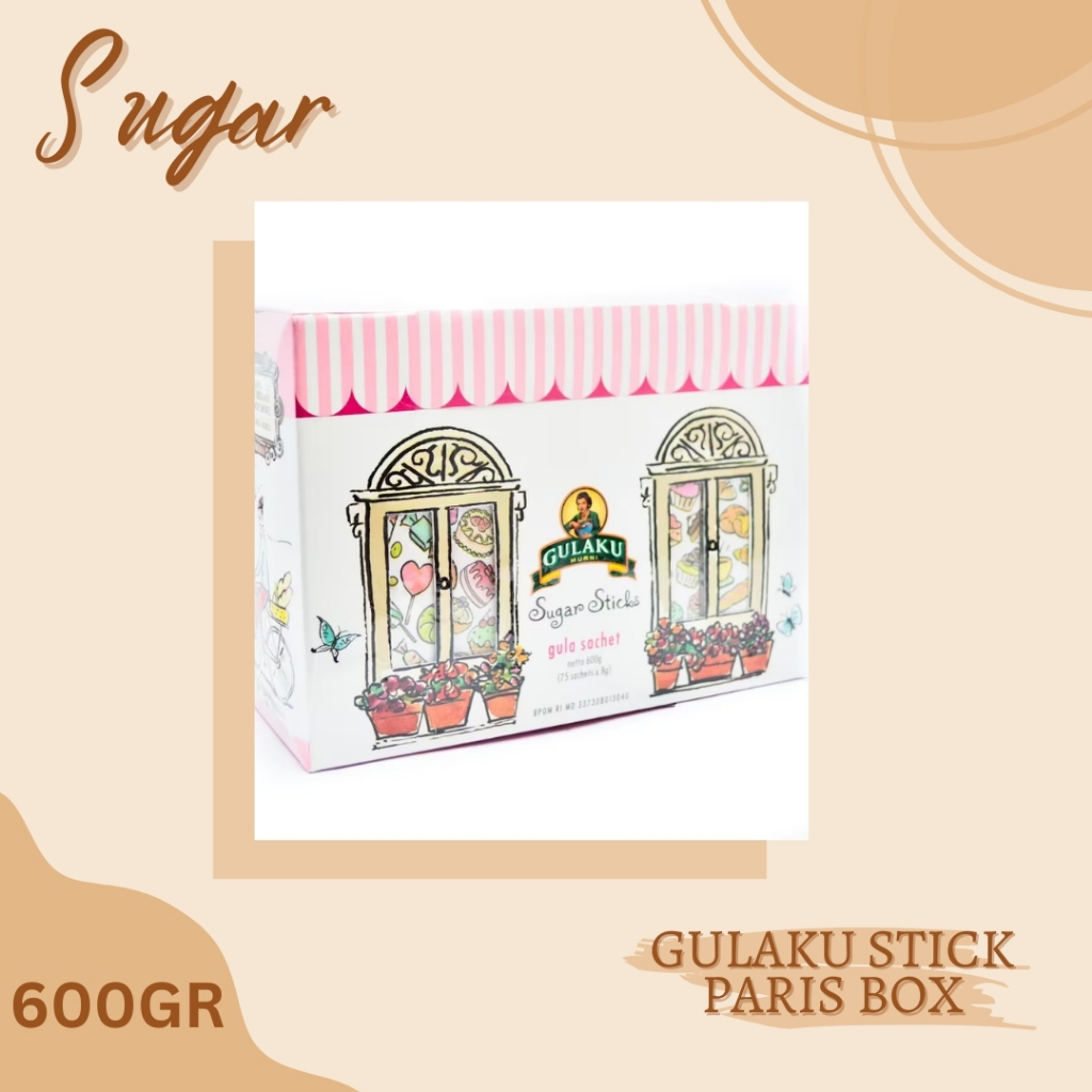 Jual SUGAR | GULA PASIR / KRISTAL PUTIH / SACHET | GULAKU STICK PARIS ...
