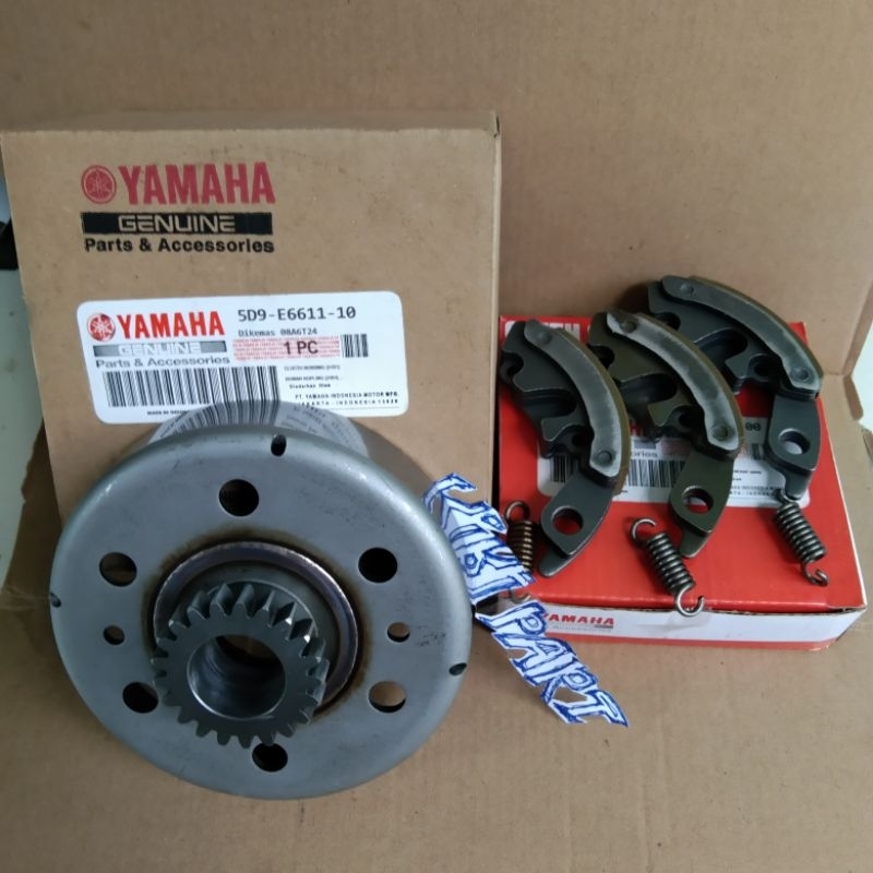 Jual MANGKOK GANDA 5D9 GIGI 21T +KAMPAS GANDA ASSY YAMAHA VEGA ZR JUPITER ROBOT ORIGINAL ...