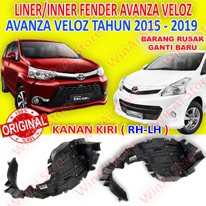 Jual LINER/INNER FENDER AVANZA VELOZ 2016-2019 MODEL ORI | Shopee Indonesia