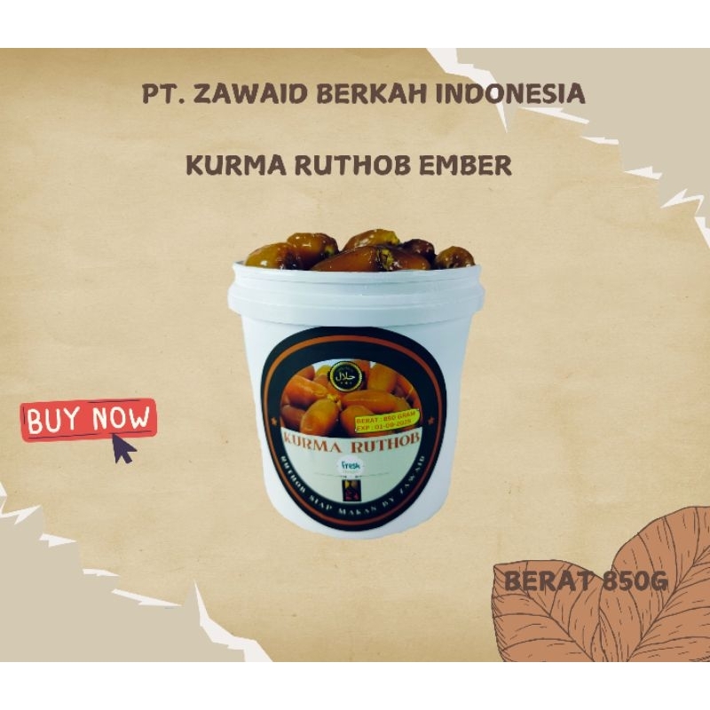 Jual KURMA RUTHOB LIBYA KEMASAN 850g | Shopee Indonesia