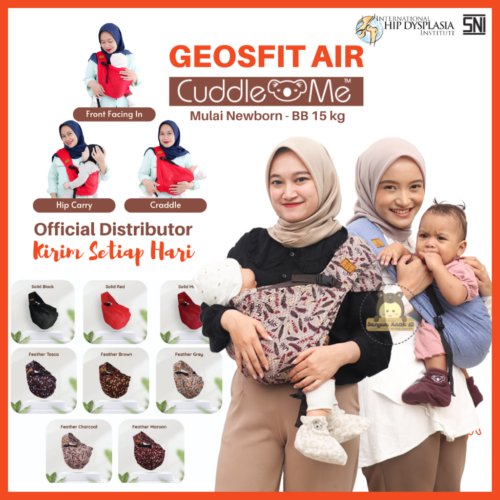 Jual GeosFit Air Cuddleme Gendongan Bayi Instan Cuddle Me Newborn ...