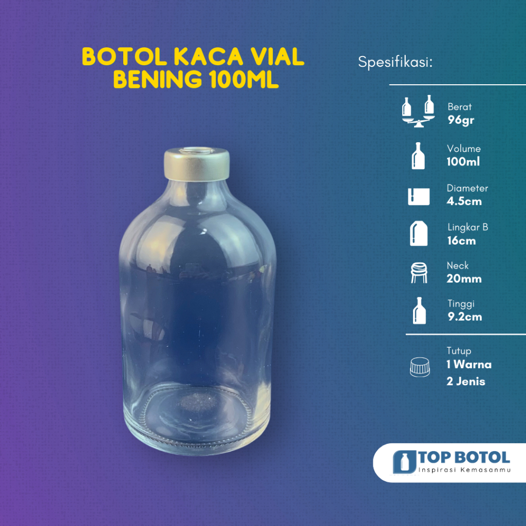 Jual (Paket isi 24pcs) BOTOL KACA REED DIFFUSER TEBAL/BOTOL KACA VIAL ...