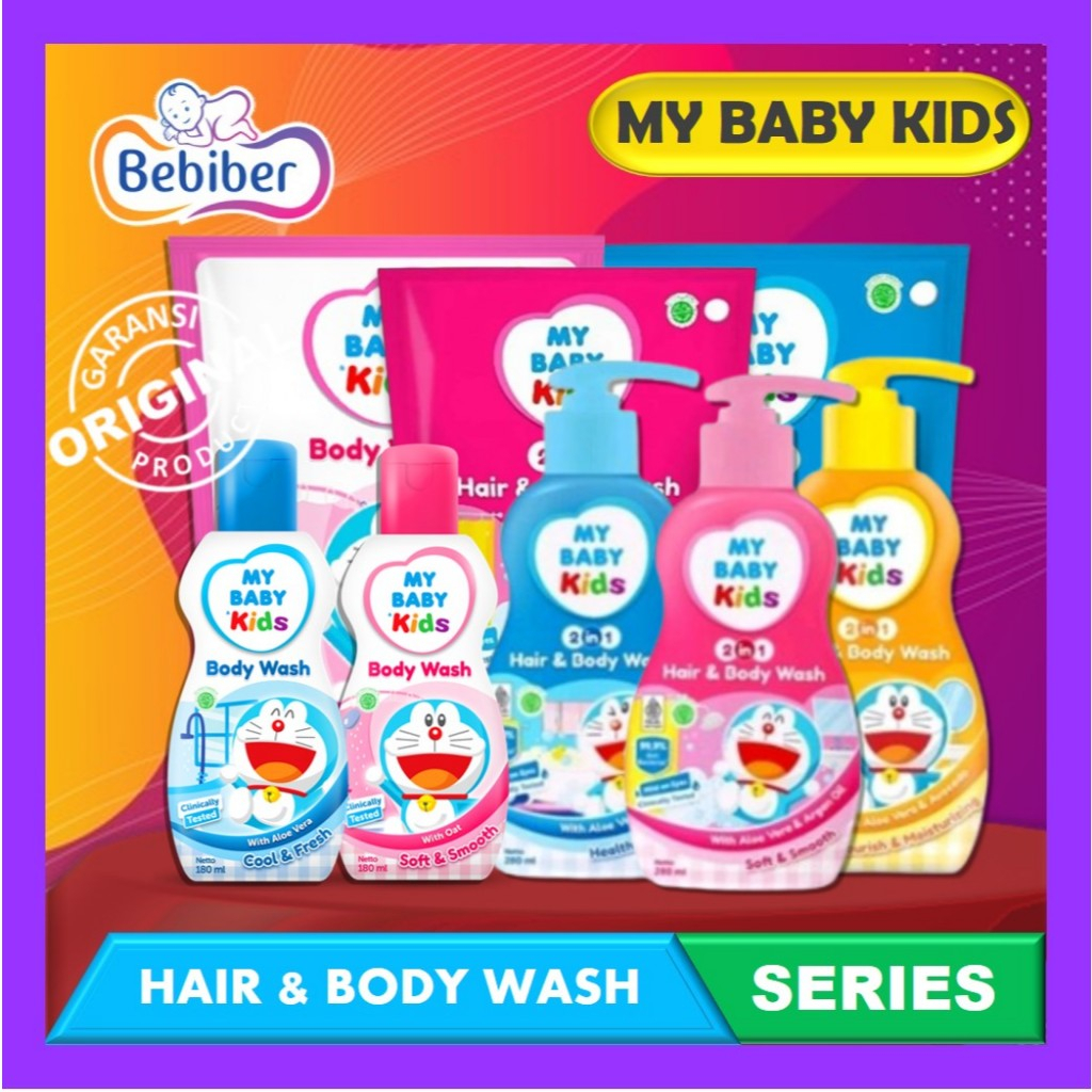 Jual My Baby Kids 2IN1 Hair & Body Wash Series - Sabun & Shampoo Anak ...