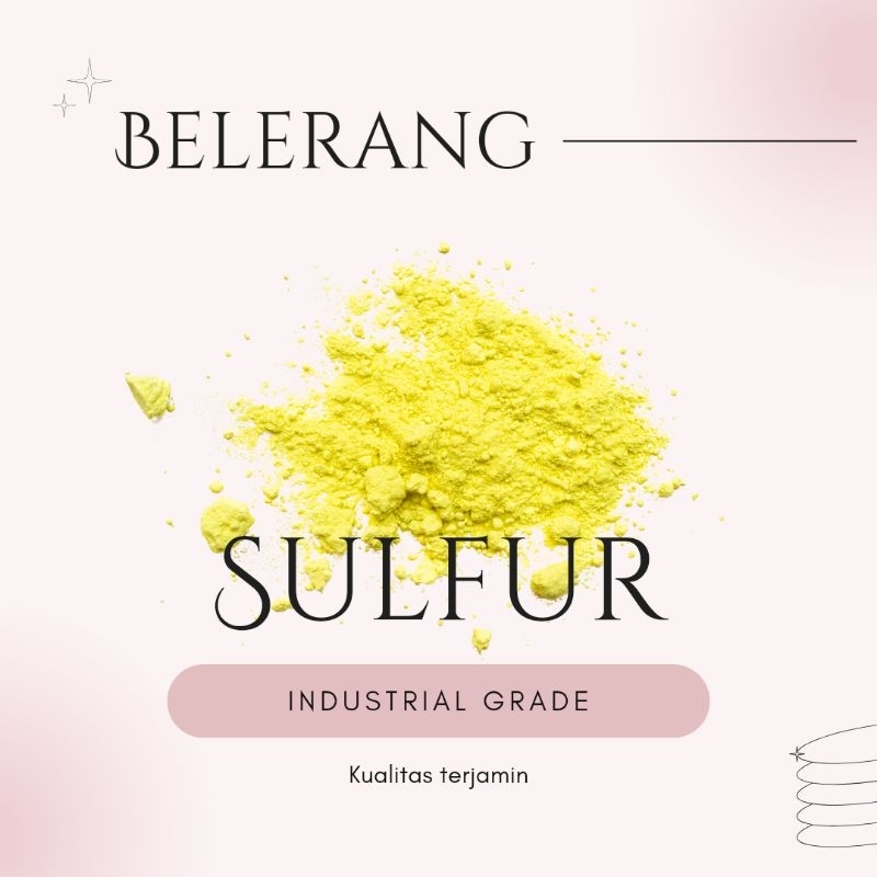 Jual belerang serbuk bubuk - sulfur - sulphur | Shopee Indonesia
