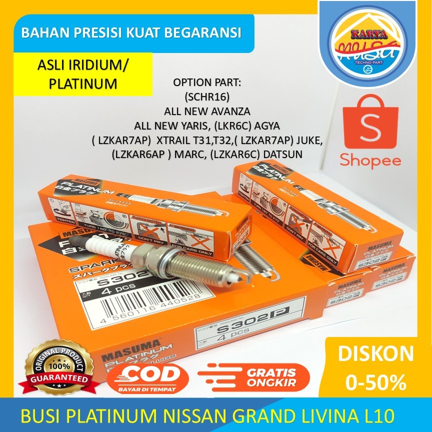 Jual Busi nissan platinum iridium grand Livina | Shopee Indonesia