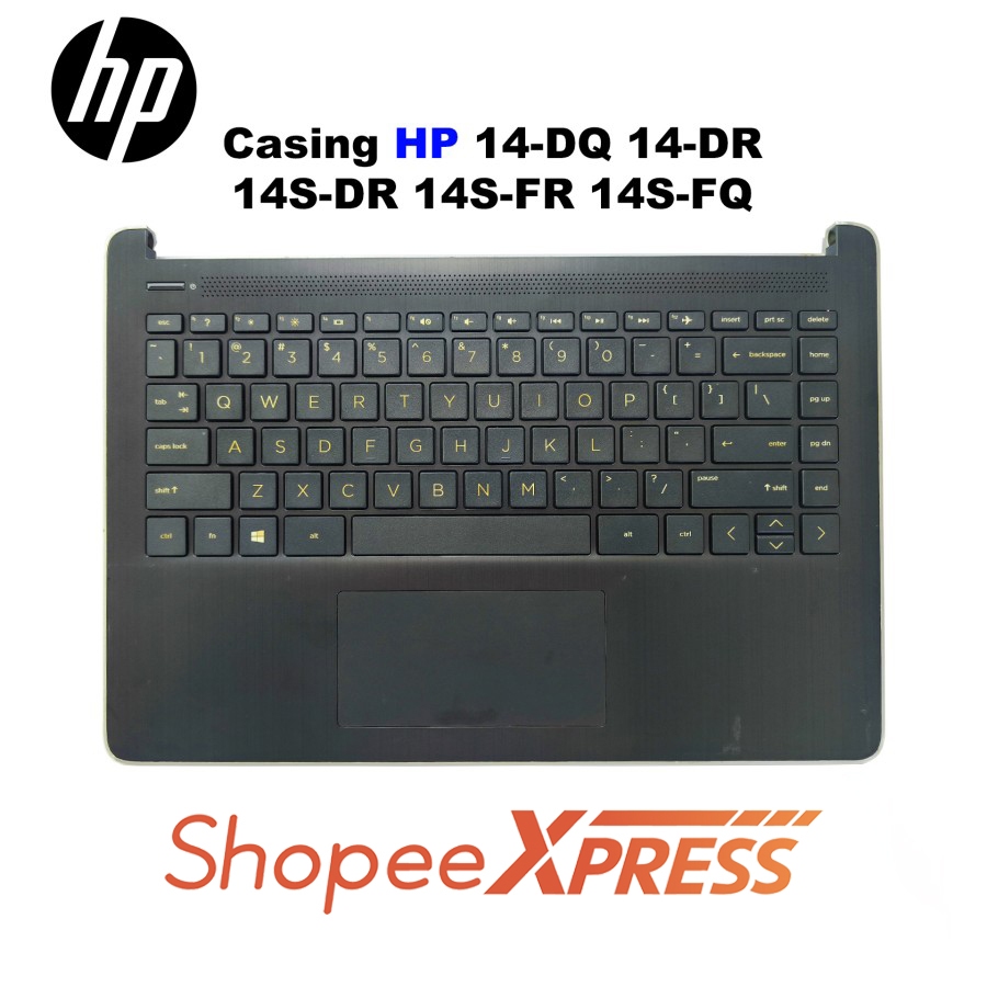 Jual Casing Keyboard + Bawah / Bottom + Palmrest Laptop HP 14-DQ 14-DR ...