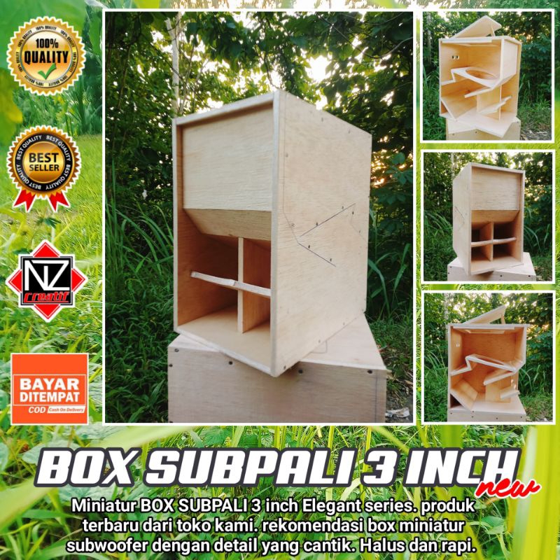Jual Box Subpali 3inch new series. Box subwoofer miniatur 3inch ...