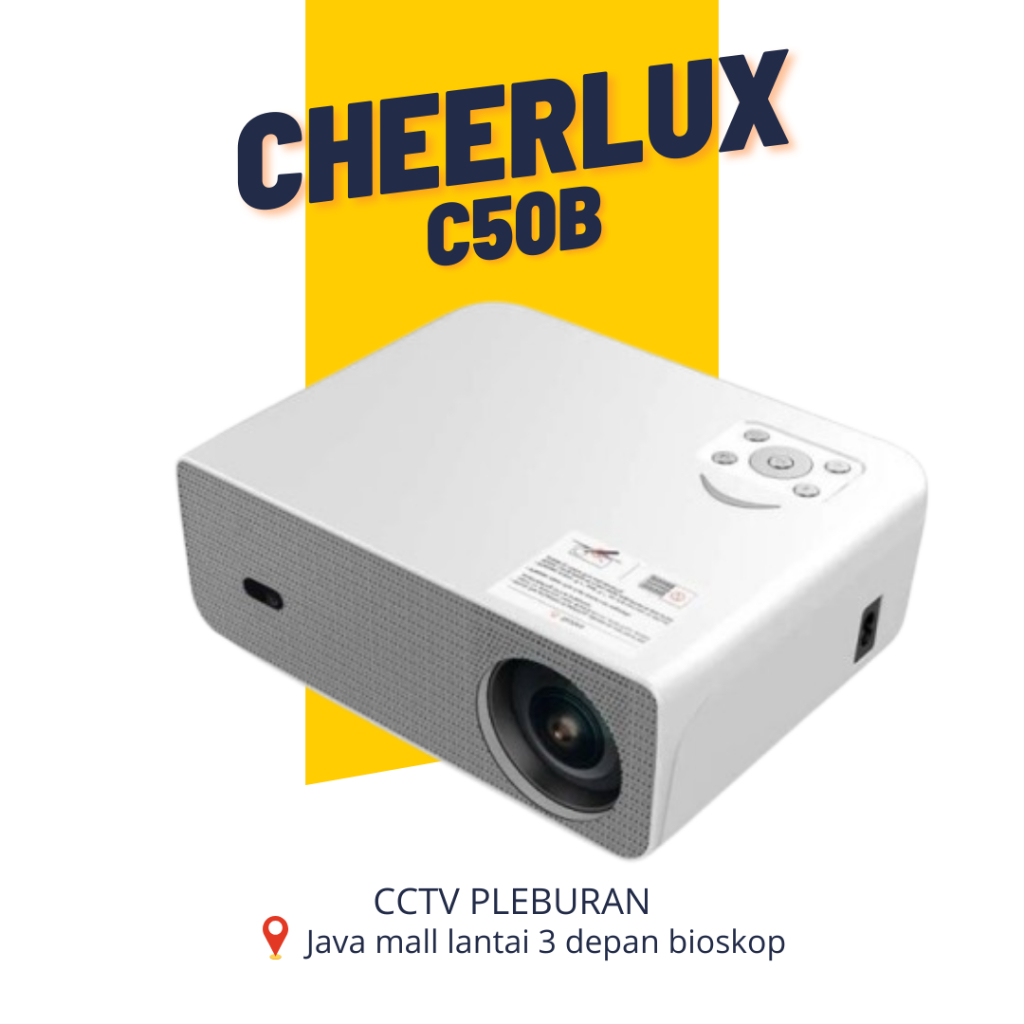 Jual Cheerlux C50B Mini Android WiFi 1080P Projector 4000 Lumens FULL ...