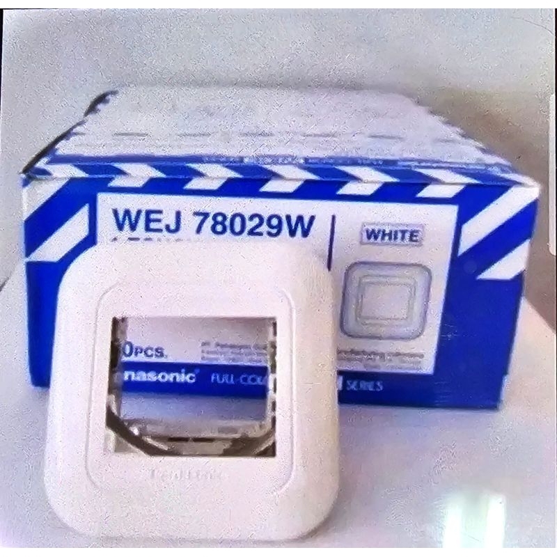 Jual PANASONIC FRAME SERI 1GANG 2DEVICE WIDE SERIES PUTIH ( WEJ78029W ...