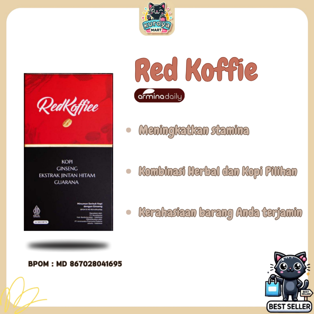 Jual Red Koffie Armina Daily Kopi Merah !! Kopi Herbal untuk Menjaga ...
