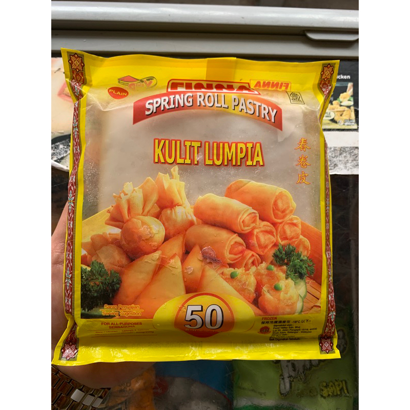 Jual KULIT LUMPIA FINNA SPRING ROLL PASTRY- LUMPIA-KULIT-FROZEN FOOD ...
