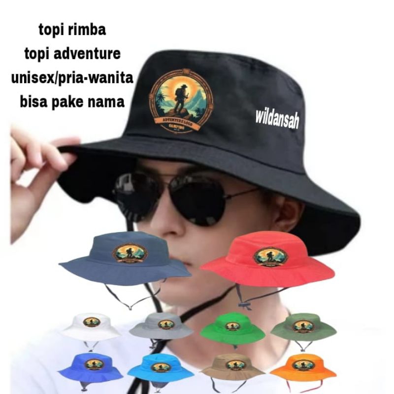Jual Topi Adventure Unisex/Pria-Wanita Bisa Pake Nama | Shopee Indonesia