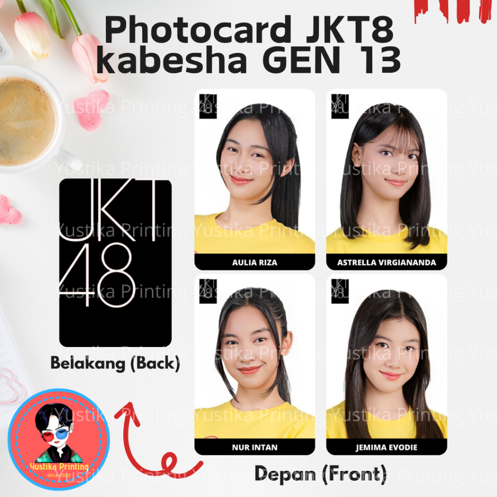 Jual (SATUAN) Premium Photoocard Kabesha JKT48 GEN 13 - Virgi Auwiya Rili Gia Maira Ekin Jemima ...