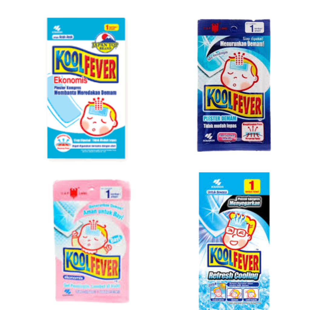 Jual KOOLFEVER ANAK /EKONOMIS /BAYI/DEWASA/SACHET PLESTER KOMPRES DEMAM ANAK | Shopee Indonesia