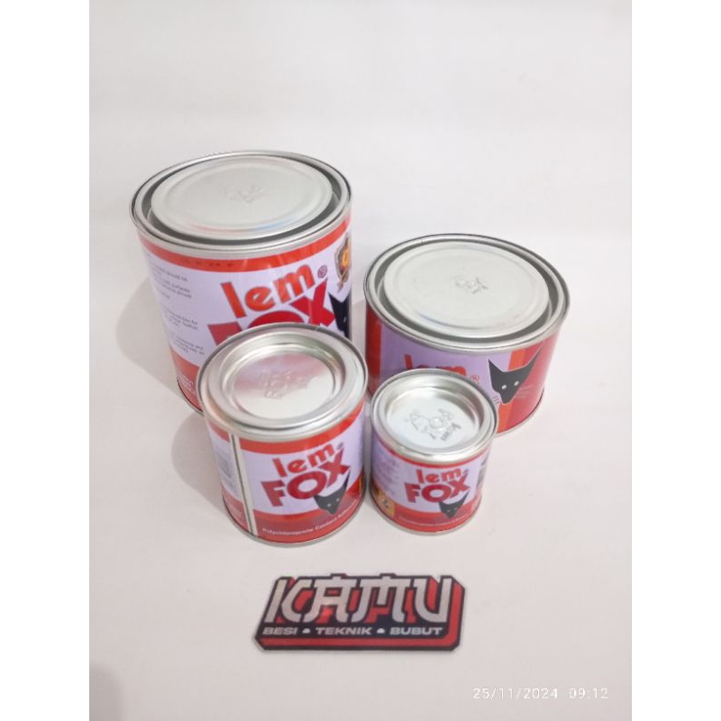 Jual LEM FOX KALENG MERAH / 70 GRAM / 185 GRAM / 300 GRAM / 600 GRAM ...