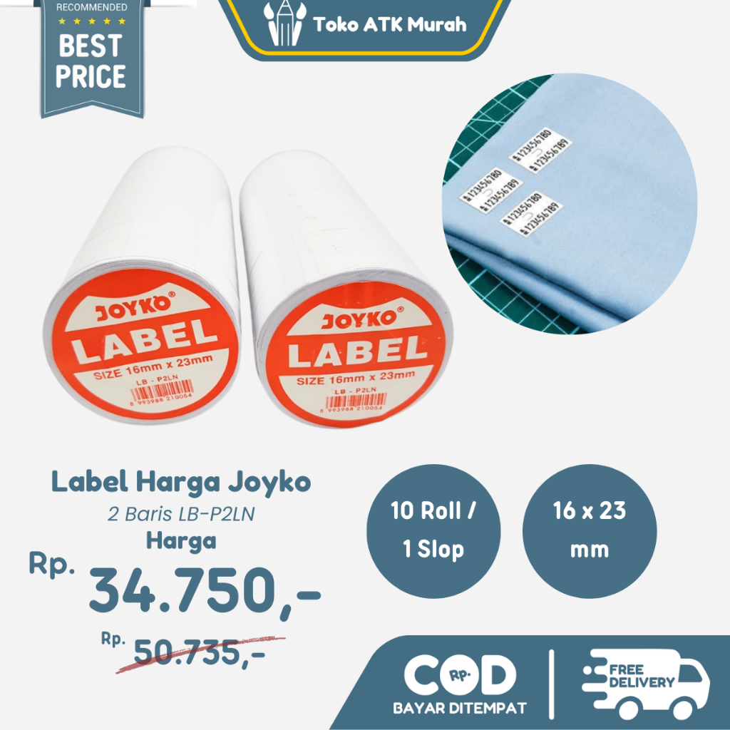 Jual JOYKO Label 2 Baris Line LB-P2LN | Shopee Indonesia