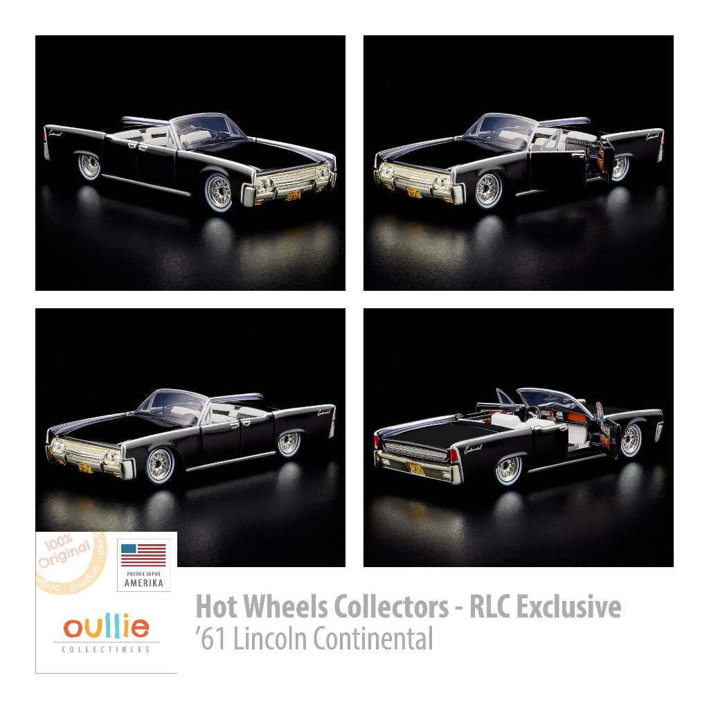Jual Hot Wheels Collectors RLC Exclusive ’61 Lincoln Continental ...