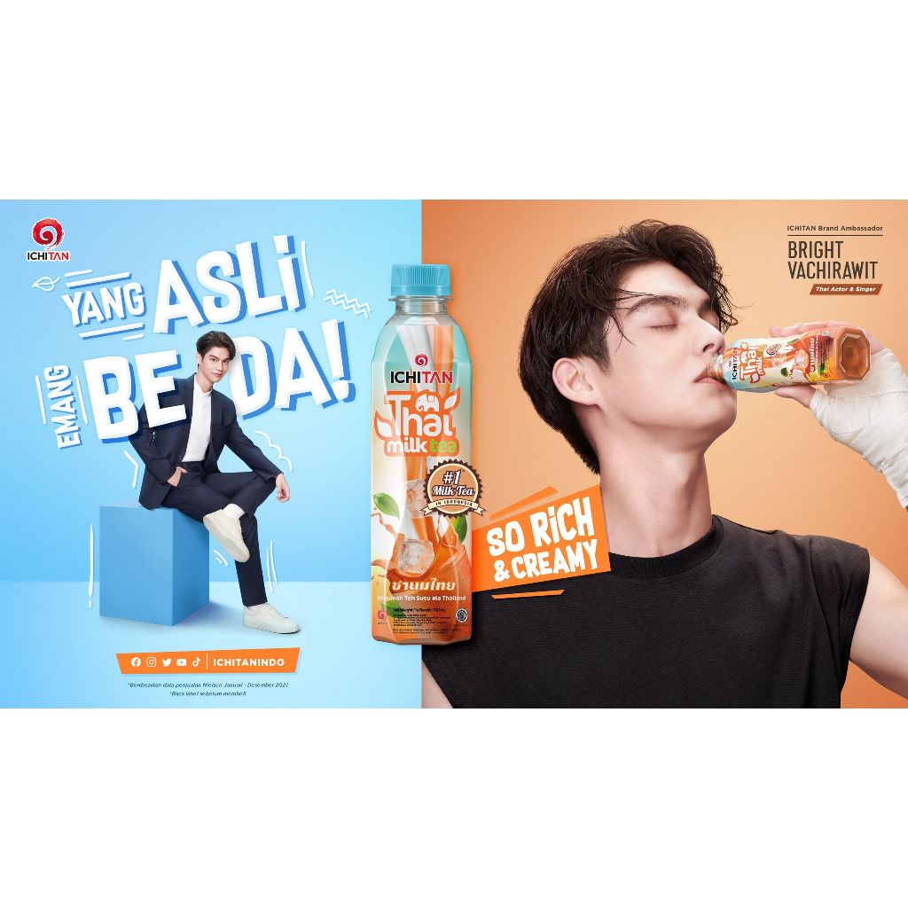 Jual Minuman Rasa Siap Minum Kemasan Ichitan 300 Ml x 6 pcs Varian Thai Milk Green Tea, Thai ...