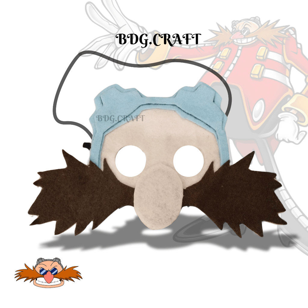 Jual cosplay mask topeng Sonic and Frends Doctor Eggman | Shopee Indonesia