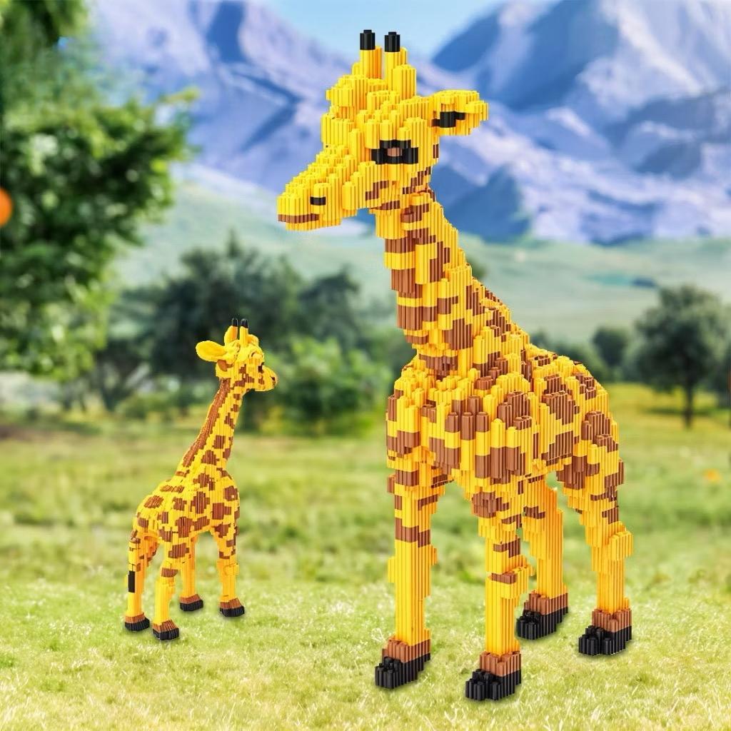 Jual TSC Toystown Nano Blocks Jerapah Giraffe Animal Series Medium 3D ...