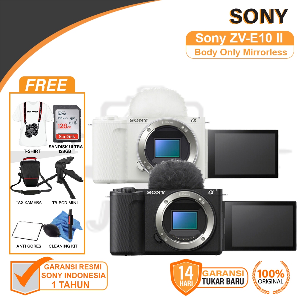 Jual Sony ZV-E10 II Body Only Mirrorless Camera Sony Sony ZVE10 ZVE 10 Mark 2 Garansi Resmi ...