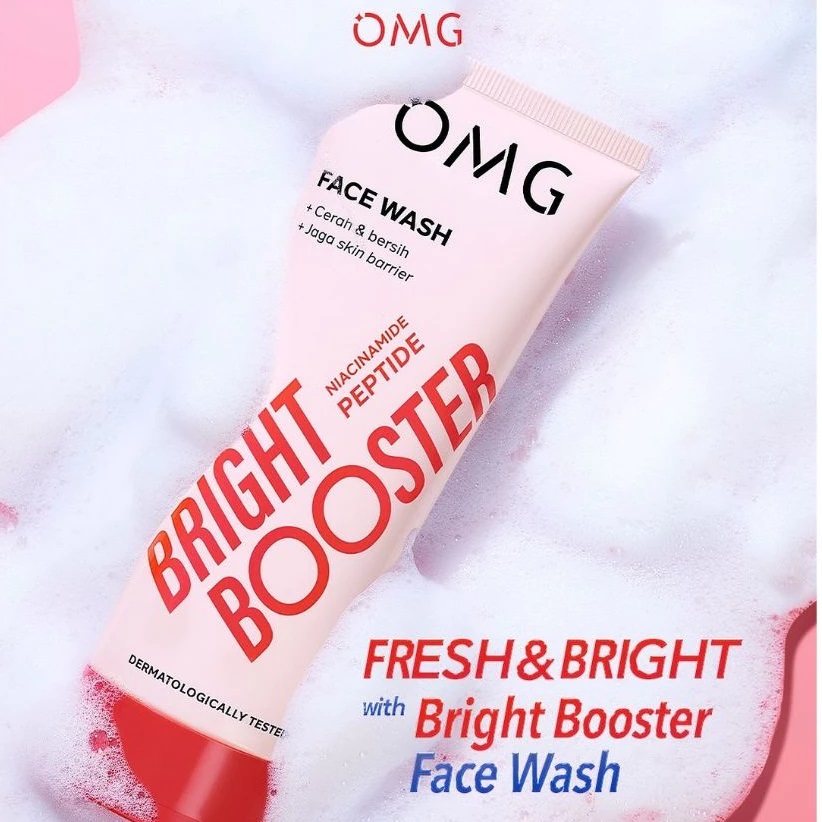 Jual OMG Bright Booster Face Wash || Face Wash Untuk Semua Jenis Kulit ...