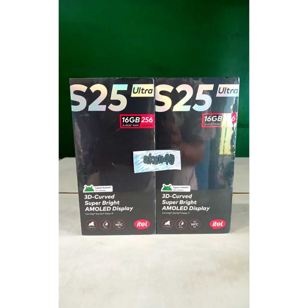 Jual Itel S25 Ultra Layar Curved 120hz 8GB 256GB NFC Battery 5000mAh RESMI | Shopee Indonesia