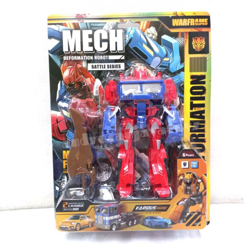 Jual Mainan Robots Mech Deformation Robot Battle Series Robot Berubah ...